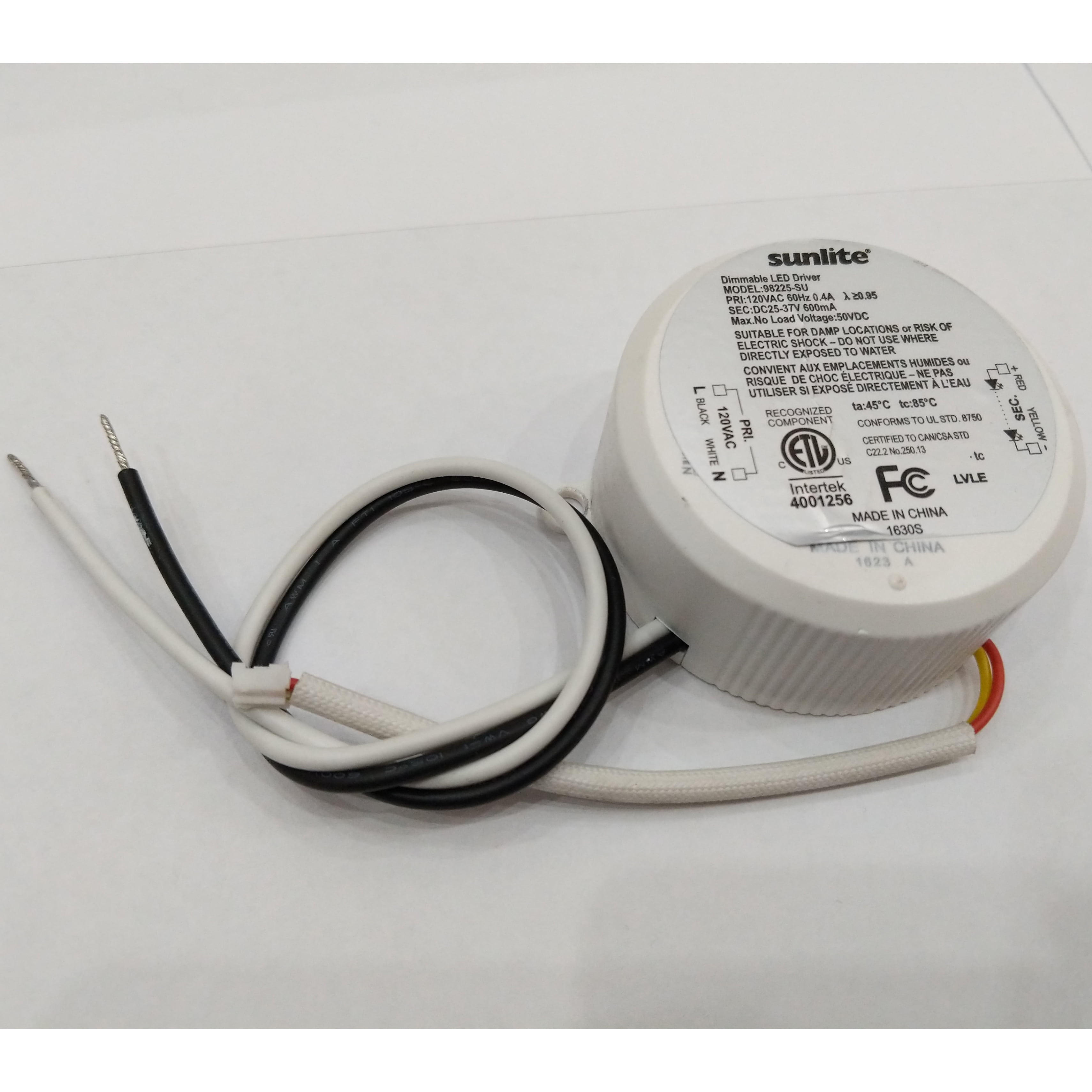 600mA CONSTANT CURRENT DIMMABLE LED DRIVER SUN - Walmart.com