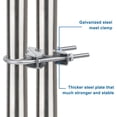 Dual antenna mast clamp-6 piece antenna pole mounting bracket type ...