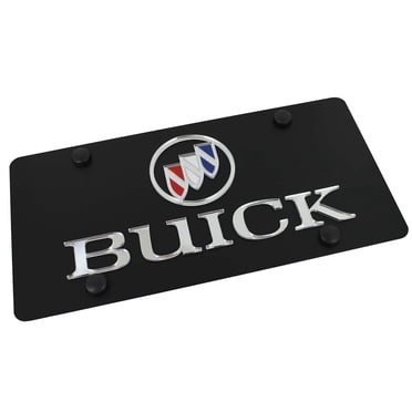 Chevy Malibu Dual Logo License Plate (Carbon Black) - Walmart.com