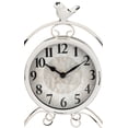 Westclox Vintage Style Analog QA Metal Bird Table Clock - Stylish and ...