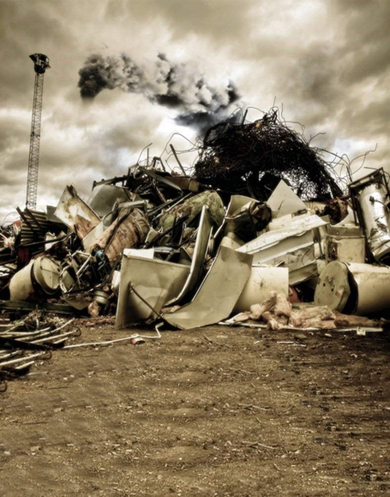 ABPHOTO Polyester Landfill Photography Backdrops Photo Props Studio ...