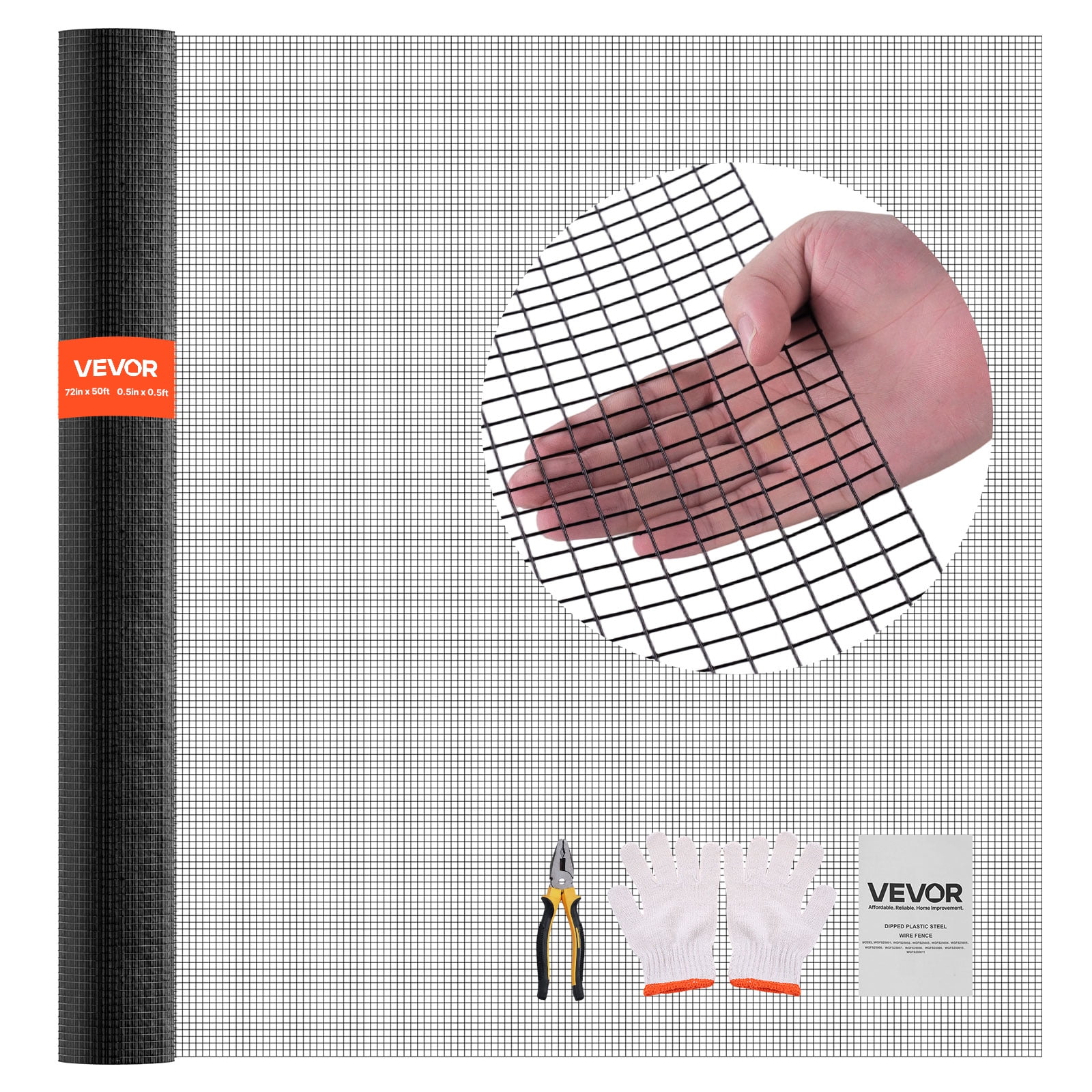 Click here for Vevor Hardware Cloth 72 In X 50 Ft  1/2 In 19 Gaug... prices