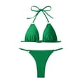 Bikini Set Swimwear,Women's String Bikini Sets Two Piece Ring Triangle ...