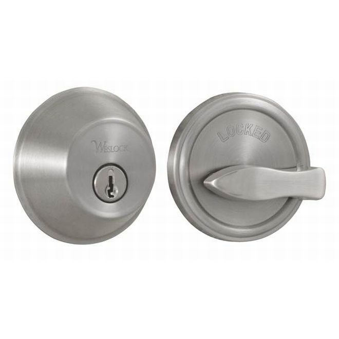 Weslock 00371-N-NSL23 300 Series Single Cylinder Deadbolt with ...