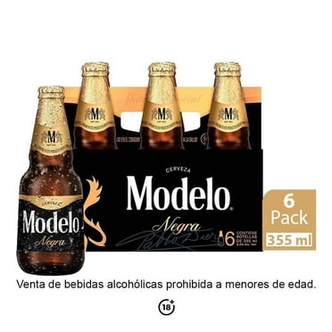 Cerveza Negra Modelo Cero 6 pack 355 ml c/u | Walmart en línea