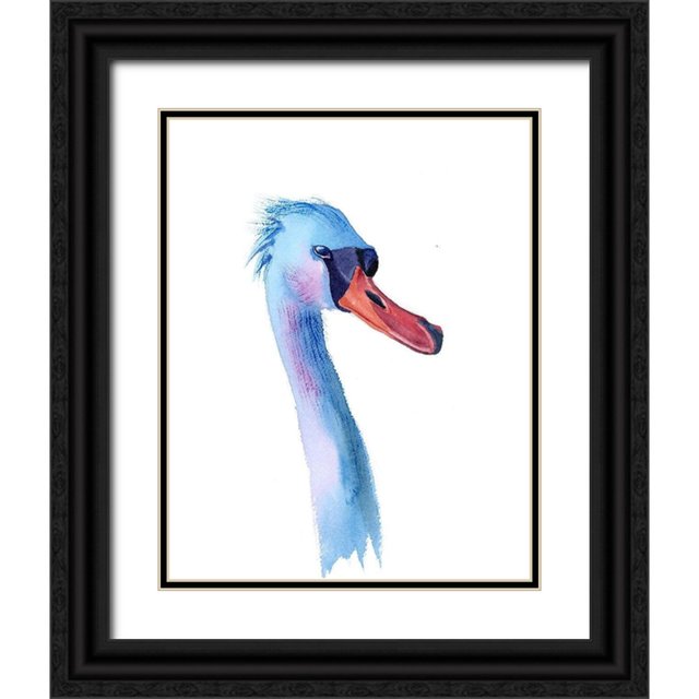 Shefranov, Olga 15x18 Black Ornate Wood Framed with Double Matting ...