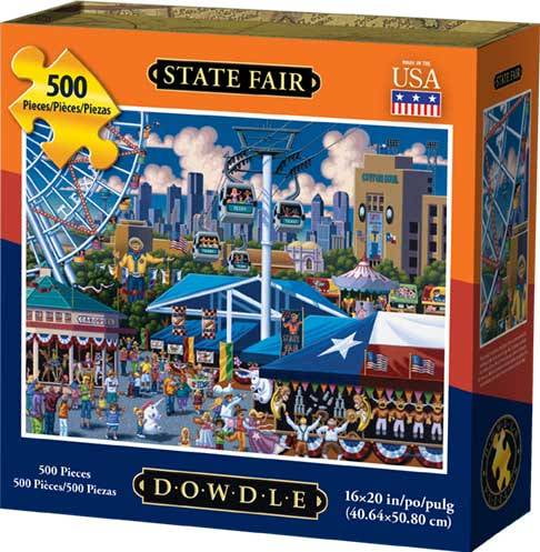 Dowdle Jigsaw Puzzle - State Fair - 500 Piece - Walmart.com