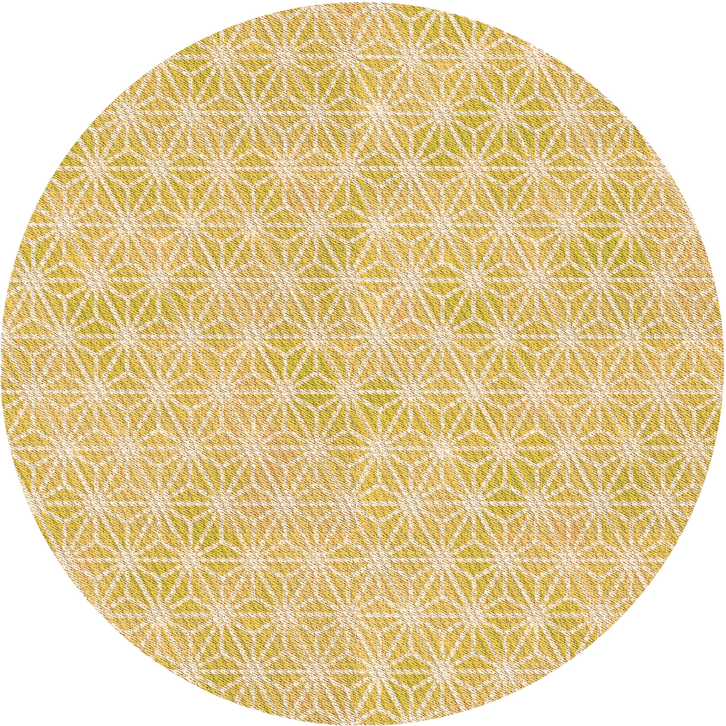 Ahgly Company Indoor Round Patterned School Bus Yellow Area Rugs, 8 ...
