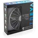 Treva 10 inch 2 Speed Portable Table Fan, Battery or Adapter Operated ...