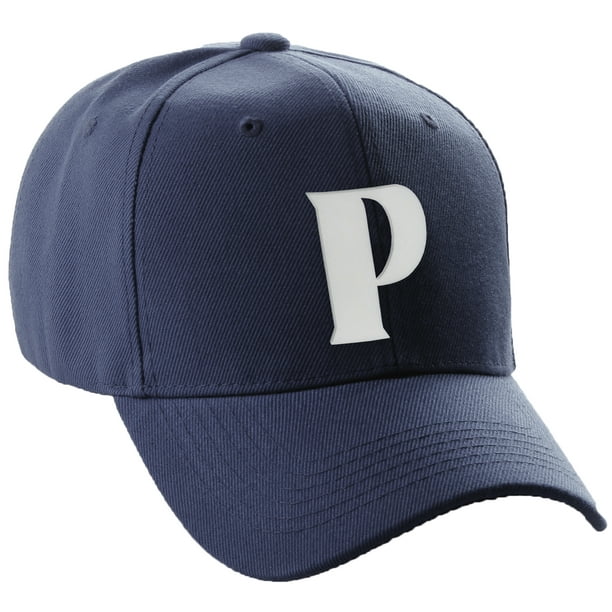 Daxton Structured Curve Visor Bill Baseball Hat 3D Capital Alphabet ...