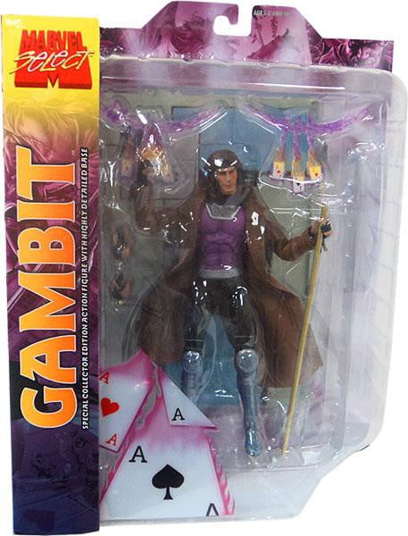 Marvel Select Gambit Action Figure [Longer Hair] - Walmart.com