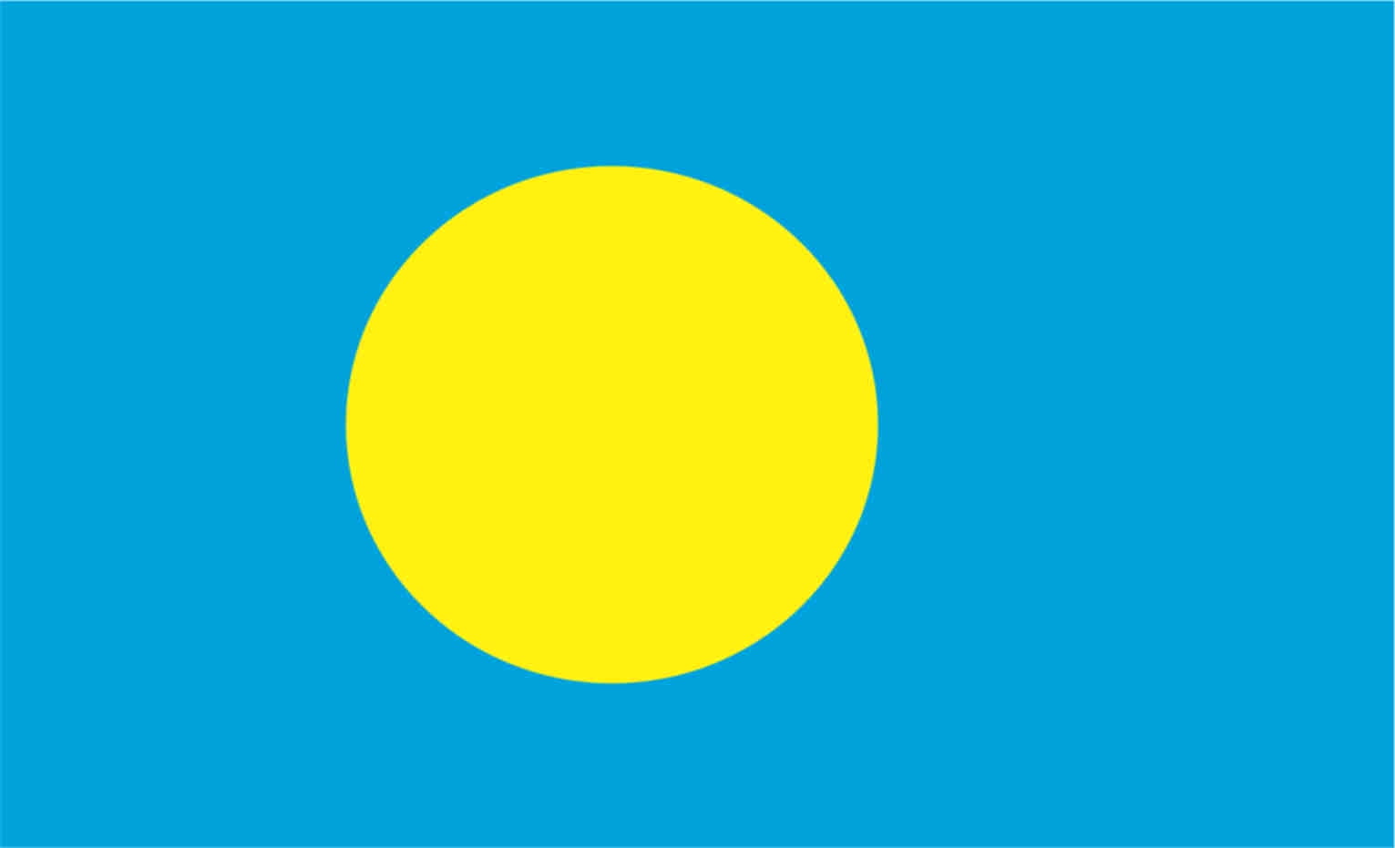 5X3 National Flag of Palau Sticker Car Bumper Stickers Vinyl Truck ...