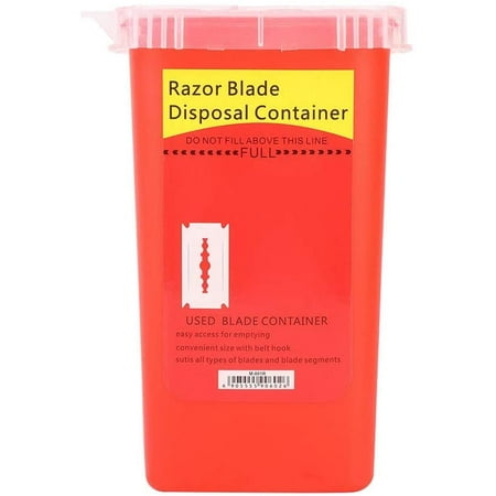 Sharps Disposal Container, Beauty salon plastic tool tattoo blade ...