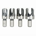 8 Pack Carbon Steel Wood Plug Hole Cutter Dowel Maker Shank Drill Bit ...