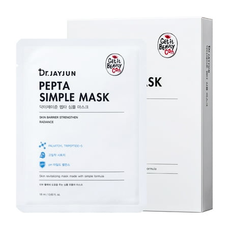 Dr.Jayjun Pepta Simple Mask 18ml - 1 BOX / 10 PCS | Walmart Canada