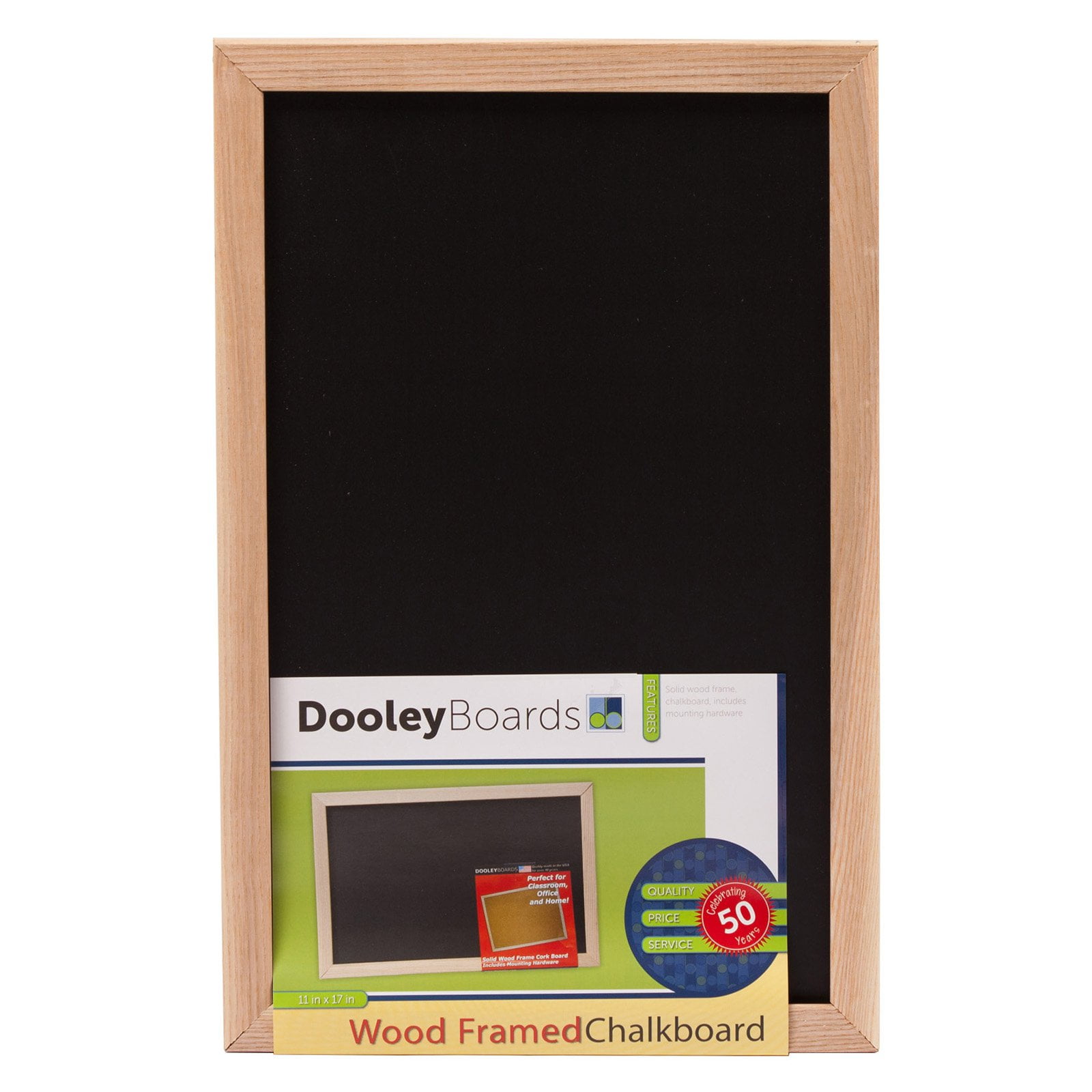 Dooley Boards 1218ch 11 X 17 Wood Framed Chalkboard - Walmart.com