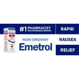Emetrol Nausea and Upset Stomach Relief Liquid Medication, Cherry, 4 oz ...