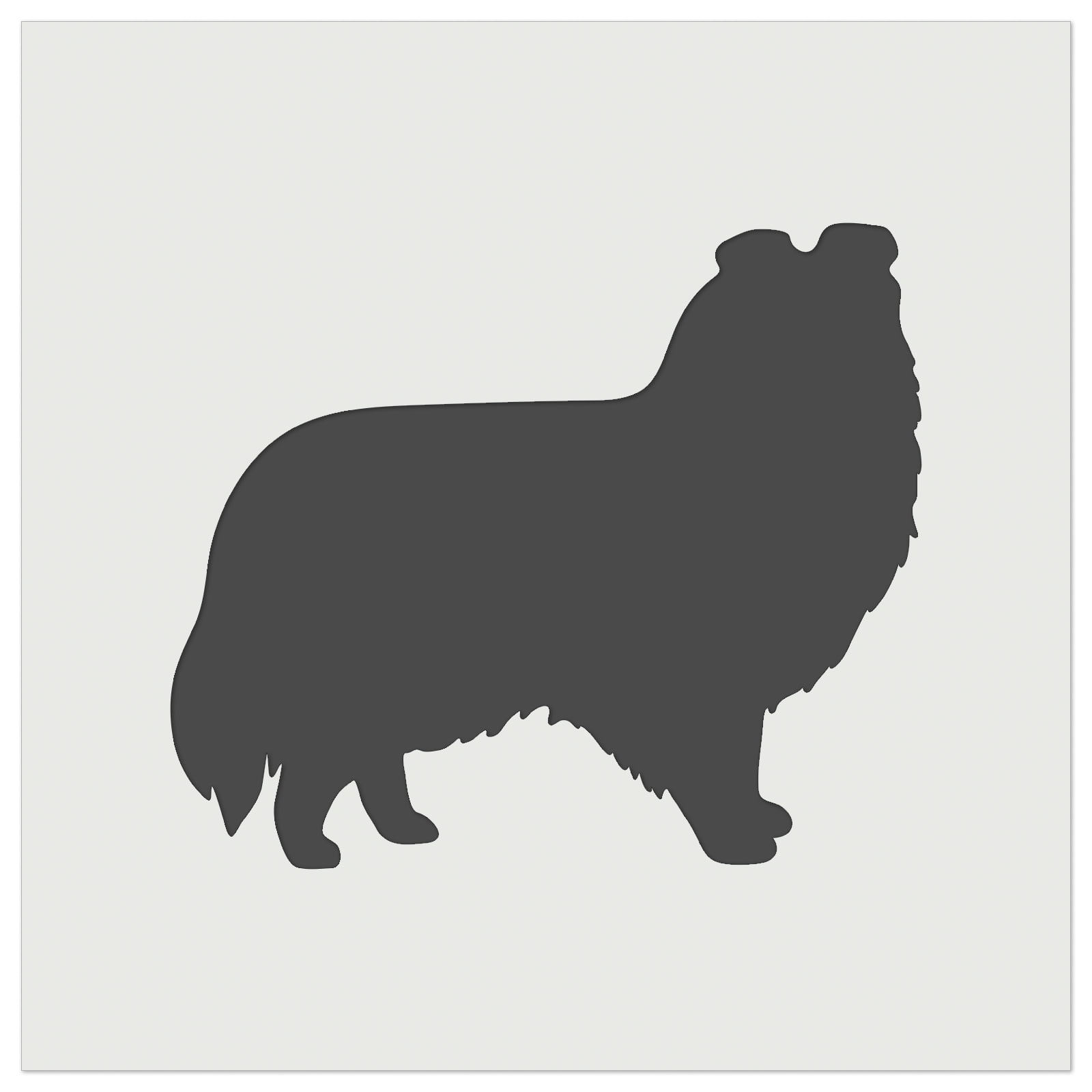 Shetland Sheepdog Sheltie Dog Solid DIY Cookie Wall Craft Stencil - 4.5 ...