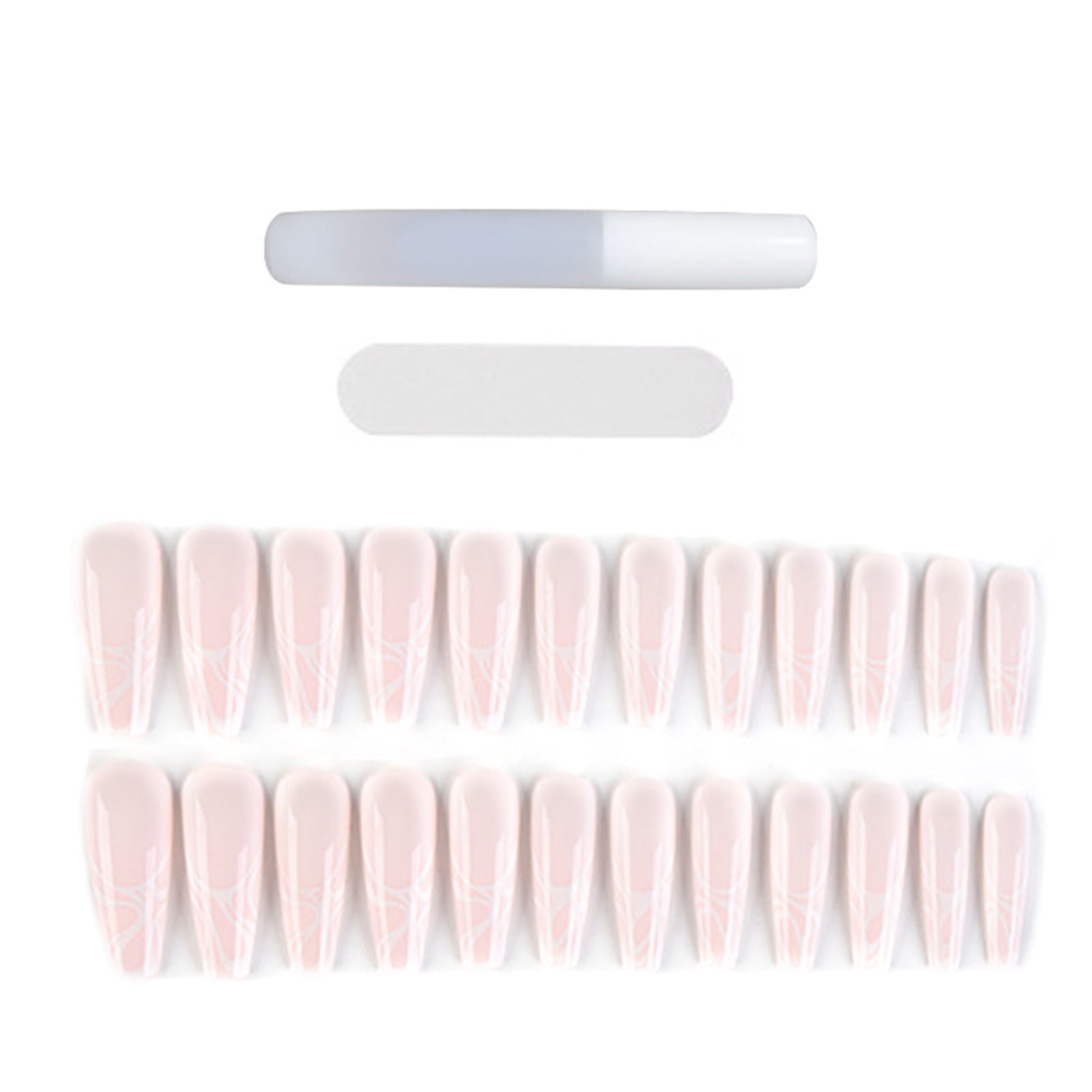 GROFRY 1 Set Full Fake Nails Nail Art Accessories Detachable Wearable ...