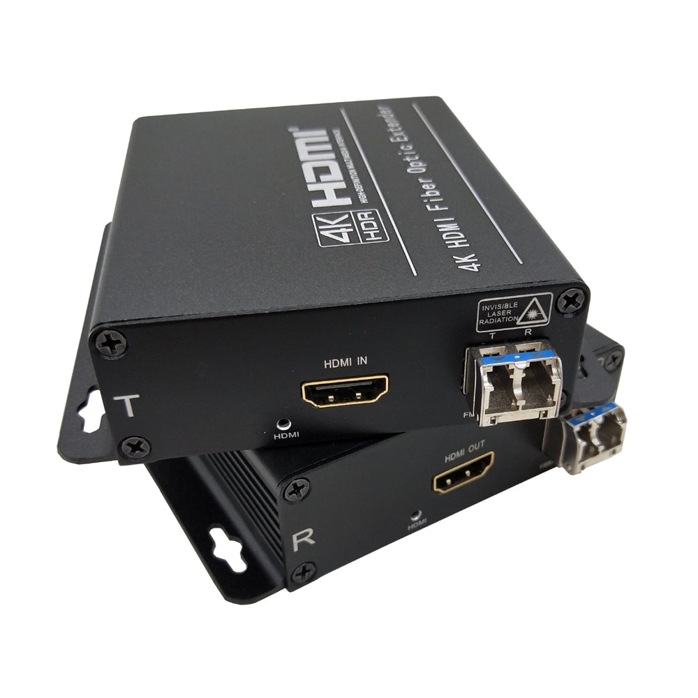 Transwan 4K HDMI Over Fiber Optic Extender to 10Km, Max 4096 x 2160 (4K ...