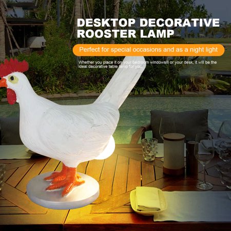Butwevi Nordic Style Chicken Light Resin Sculpture Simulated Animal ...