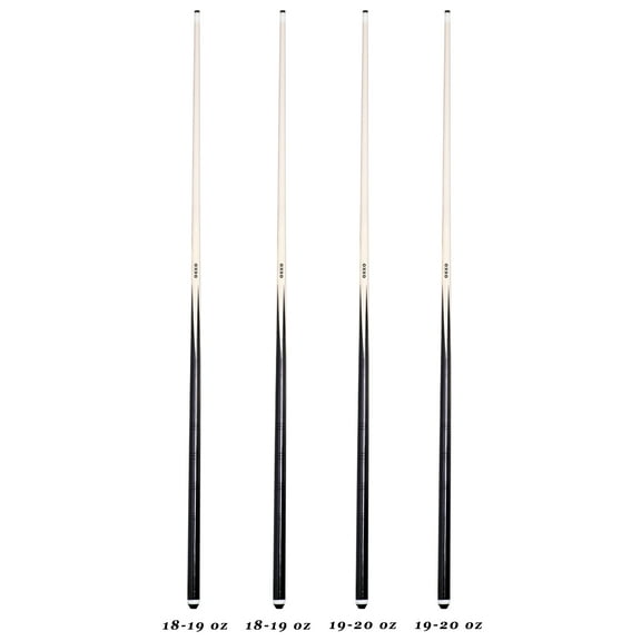 OKKO 1-Piece Pool Billiard House Bar Short Cue Sticks 36”, Screw-On Tip ...