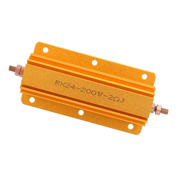 Componente electrónico, RX24 Professional 200W 2R Resistencia de aluminio W Resistencia Valor ...