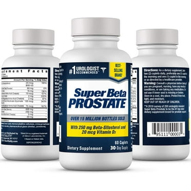 Super Beta Prostate with Beta Sitosterol, Caplets, 60 CT - Walmart.com