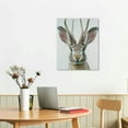 Awypu With Frame Jackalope Wall Art Mythical Creature Nursery Rabbit ...
