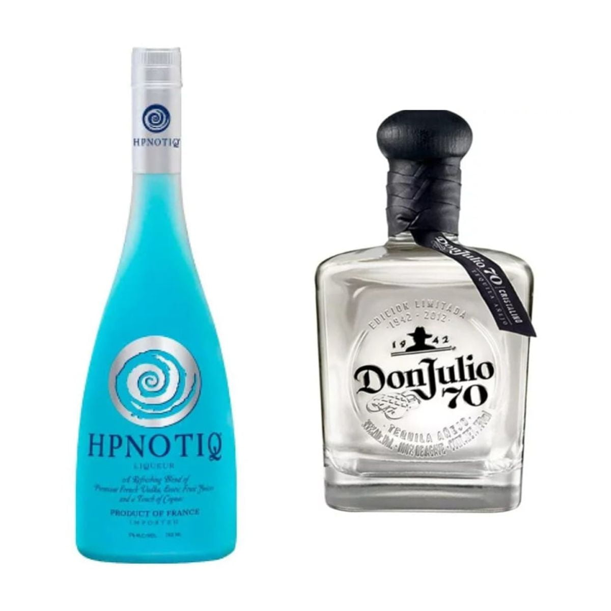 Pack de Licor Hpnotiq 750 ml + Tequila Don Julio 70 Cristalino Añejo ...