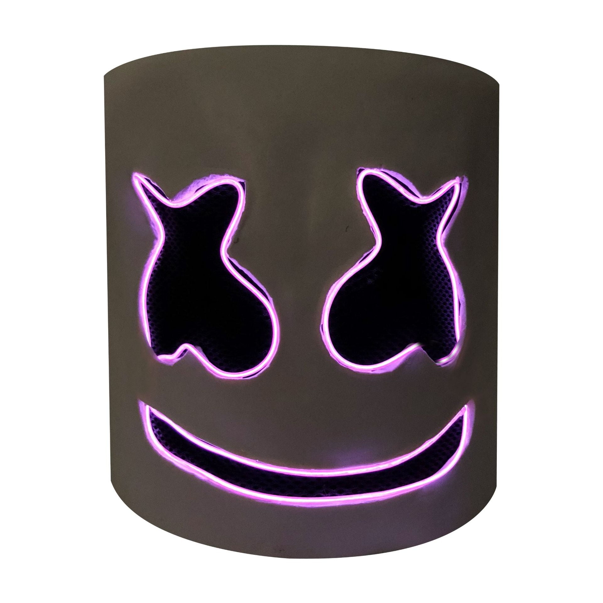 Marshmello Máscara LED DJ Cosplay Casco Marshmello Disfraz Máscara ...
