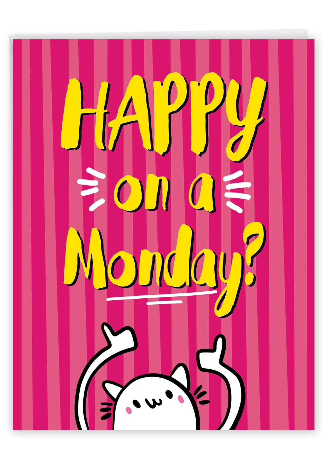 1 Jumbo Funny Retirement Greeting Card 8 5 X 11 Inch Happy Monday 1-jumbo-funny-retirement-greeting-card-8-5-x-11-inch-happy-monday