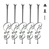 KFFKFF Staircase Metal Balusters - 44" Steel Deck Spindles with Shoes ...