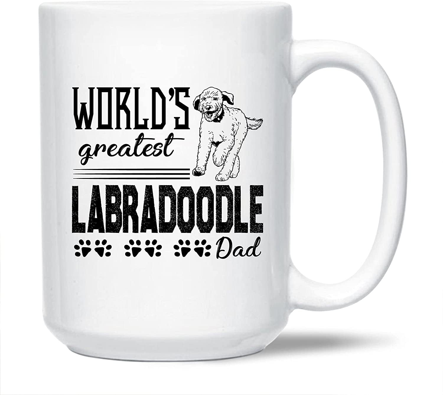 Novelty Labradoodle Decorative Mug, Unique Labradoodle Ceramic Coffee ...