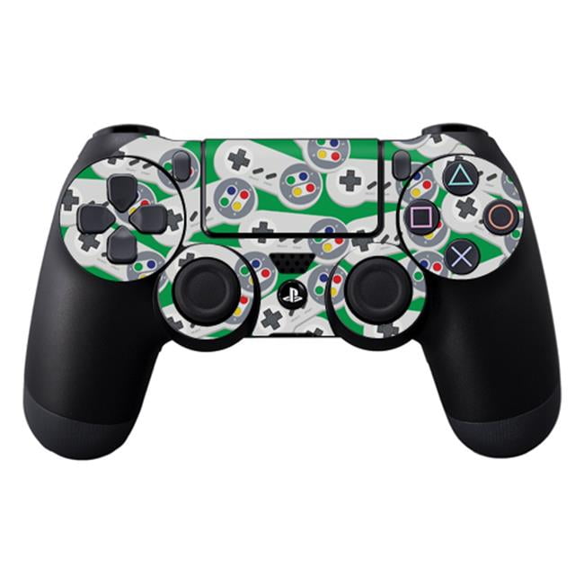MightySkins SOPS4CO-Retro Controllers 1 Skin Decal Wrap for Dualshock ...
