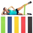 5-Pack Resistance Loop Exercise Band Exercise Bands for Home Fitness ...