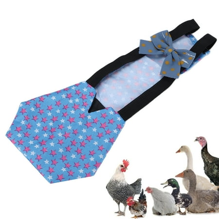 Chicken , Breathable Fabric Diapers Bow Tie Hygienic For Geese For ...