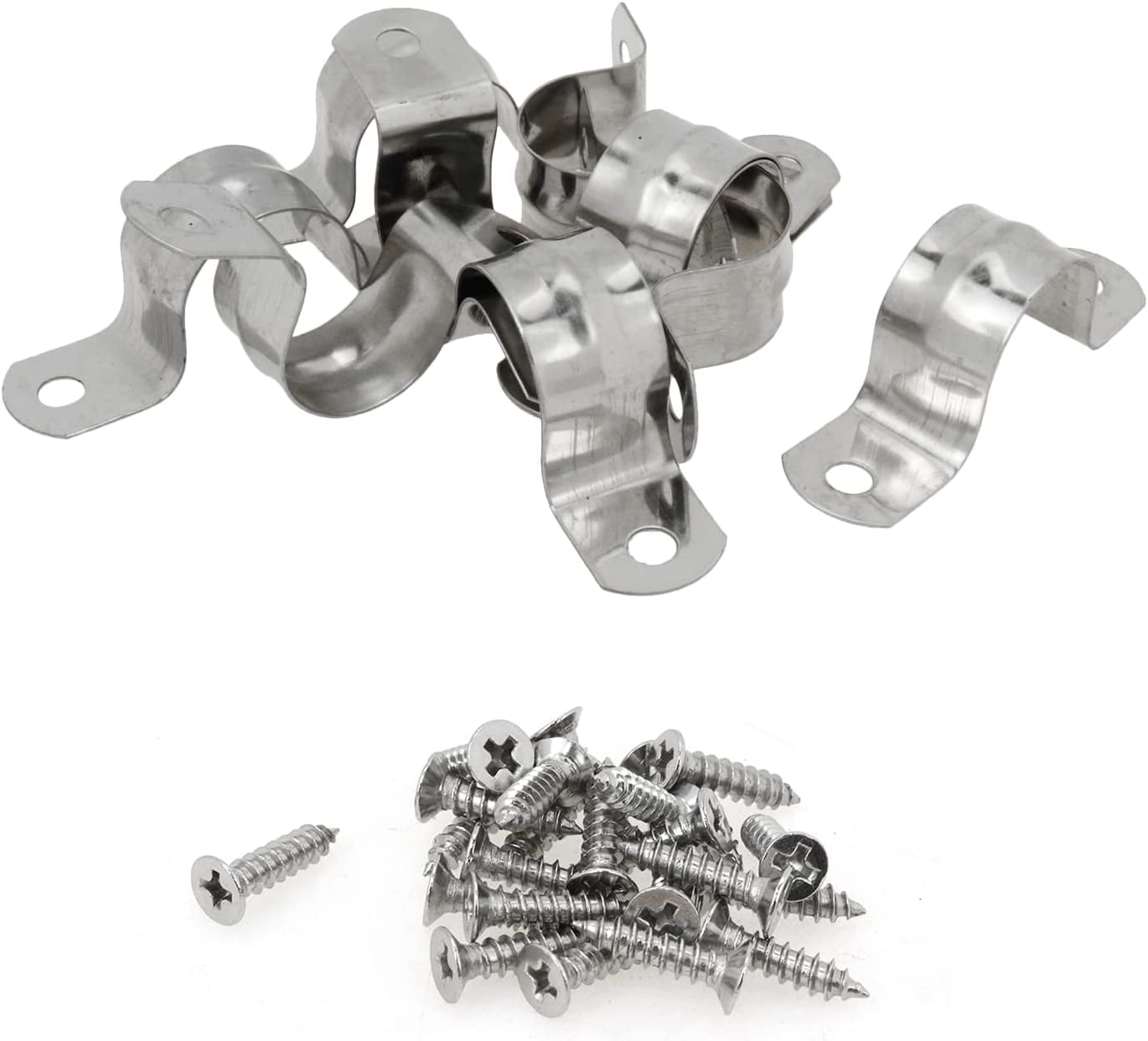 M25 Pipe Support Strap Two Hole Strap U Bracket Pipe Straps Clamps ...