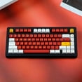 High-quality GMK PBT Double Shot ISO Key Caps in White/Red/Yellow for ...