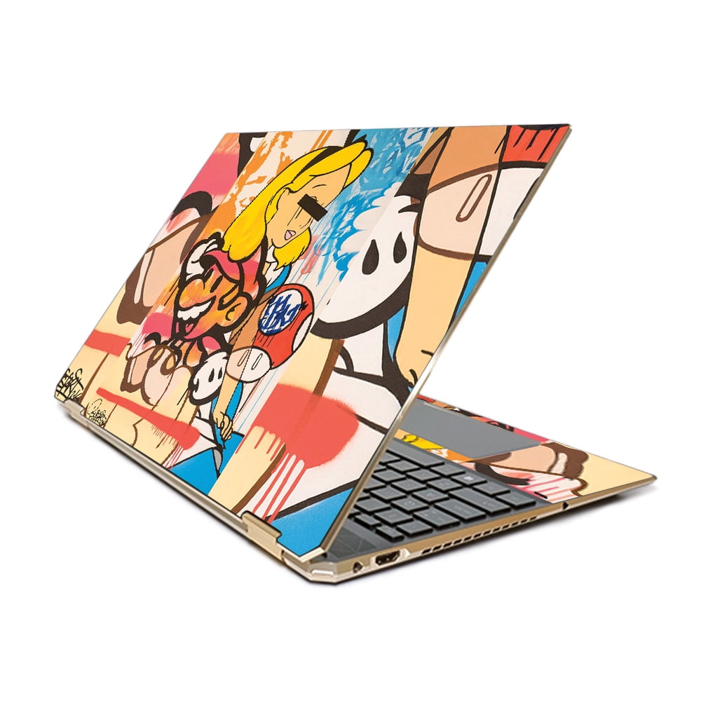 Skin Decal Wrap Compatible With HP Spectre x360 15.6" Gem-Cut (2019 ...