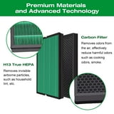 Home Times KXY550 Replacement Filters, 2 Pack, for AIRPLUS Air Purifier ...