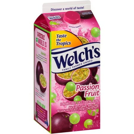Welch's Passion Fruit Flavored Fruit Juice Cocktail Blend, 59 fl oz ...
