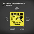 Avery Smile You're on Camera Video Surveillance Labels, 4" x 4 ...