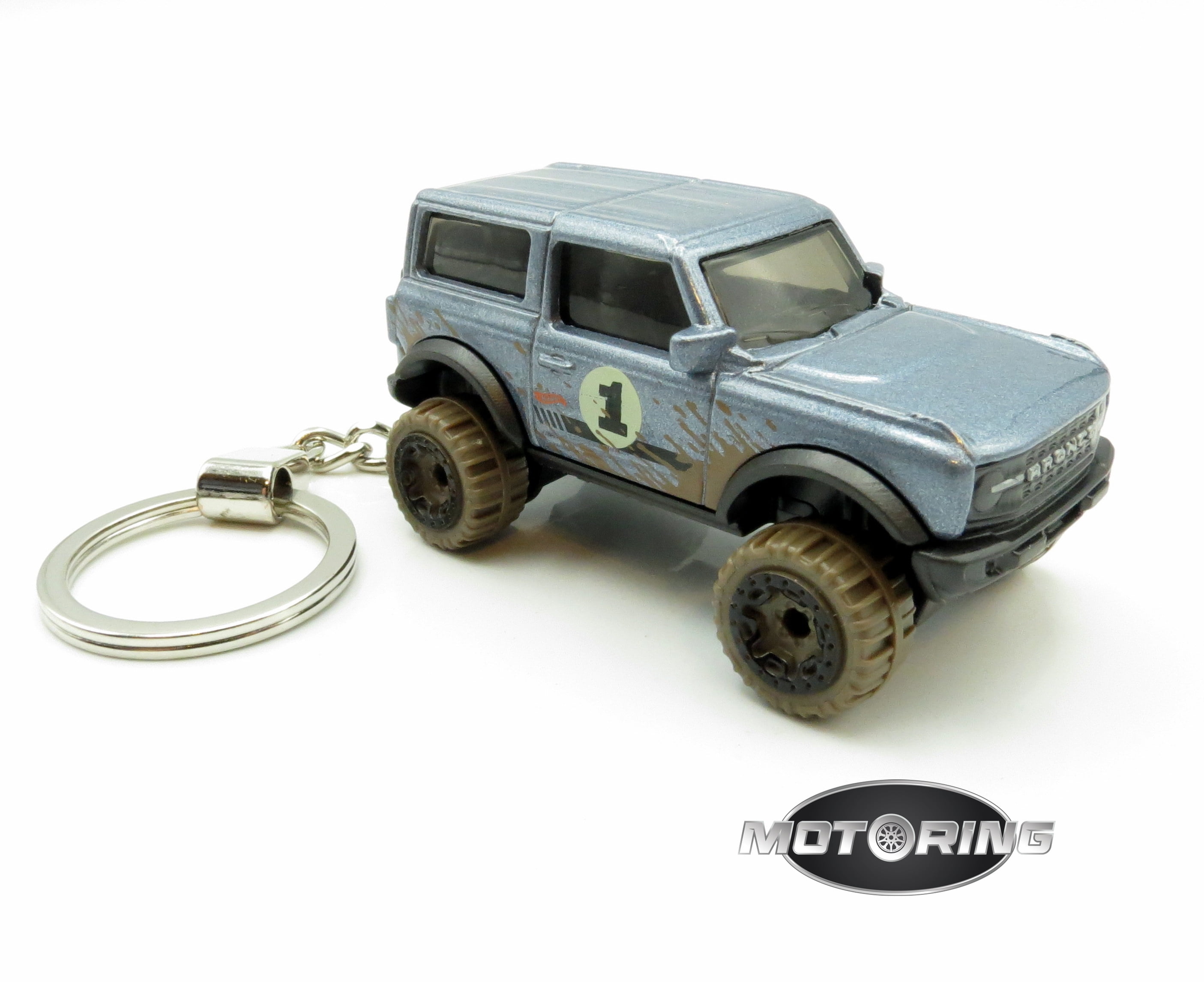 Keychain 2021 '21 Ford Bronco Gray Grey SUV Car Rare Novelty 1:64 ...