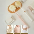 2 In 1 Bath Scrubber Back Brush for Shower Exfoliating Long Handle with ...
