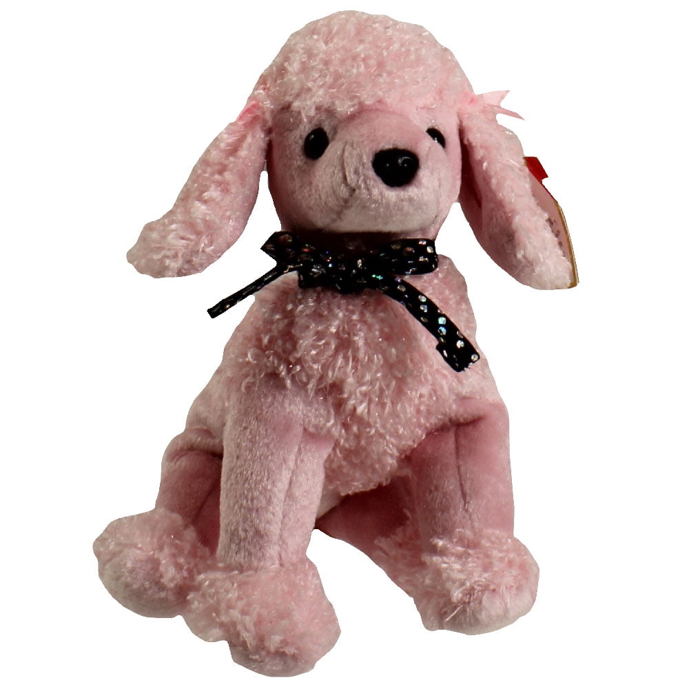 TY Beanie Baby - BRIGITTE the Pink Poodle (6.5 inch) - Walmart.com ...