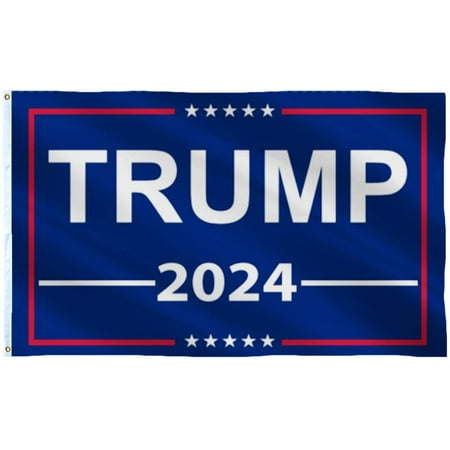 Trump 2024 Flag 4x6 Outdoor Indoor- Donald Trump 2024 Flag- Double ...