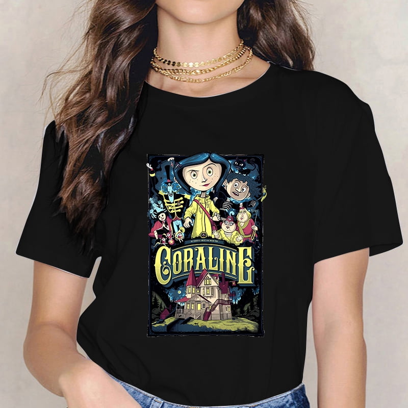 Click here for Unbranded Fashion Horror Movie Tee Shirt Coraline... prices