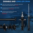 2Pcs Rear Struts for Chevrolet Blazer S10 and for GMC Jimmy S15 Sonoma ...