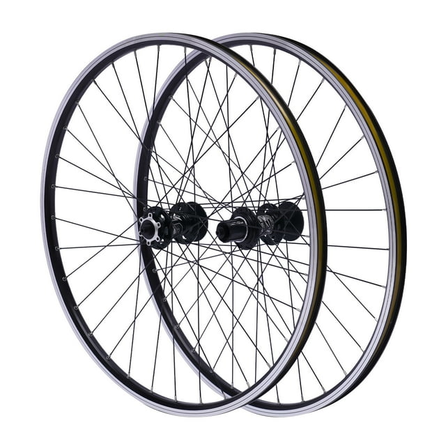 27.5" Quick Release Front Rear Wheels Black Wheels Mountain Bike MTB ...